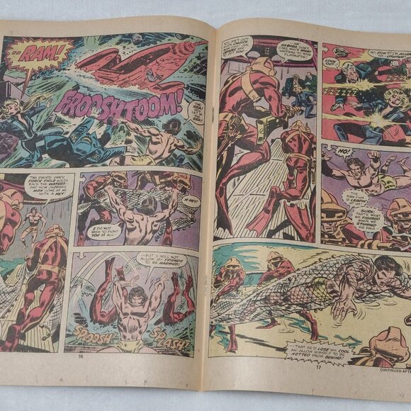 Marvel | Art | Man From Atlantis 5 Marvel 978 Newsstand Fn | Poshmark